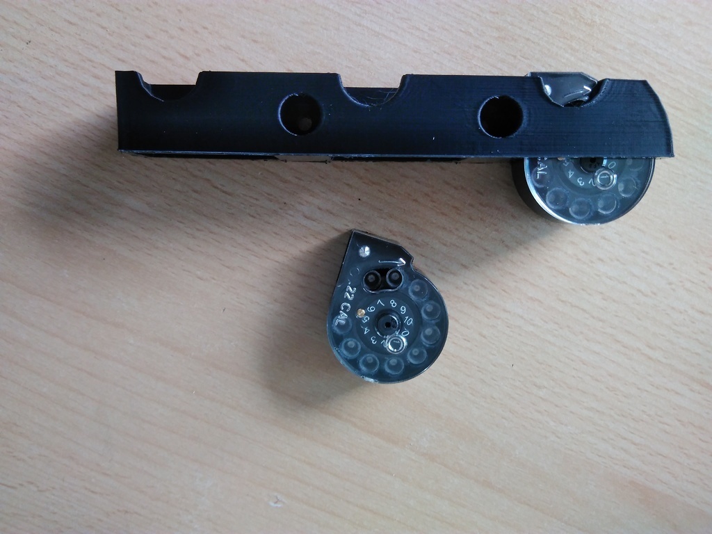 Free 3d File Benjamin Marauder 10 Shot 22 Rifle Magazine Holder Mk 2